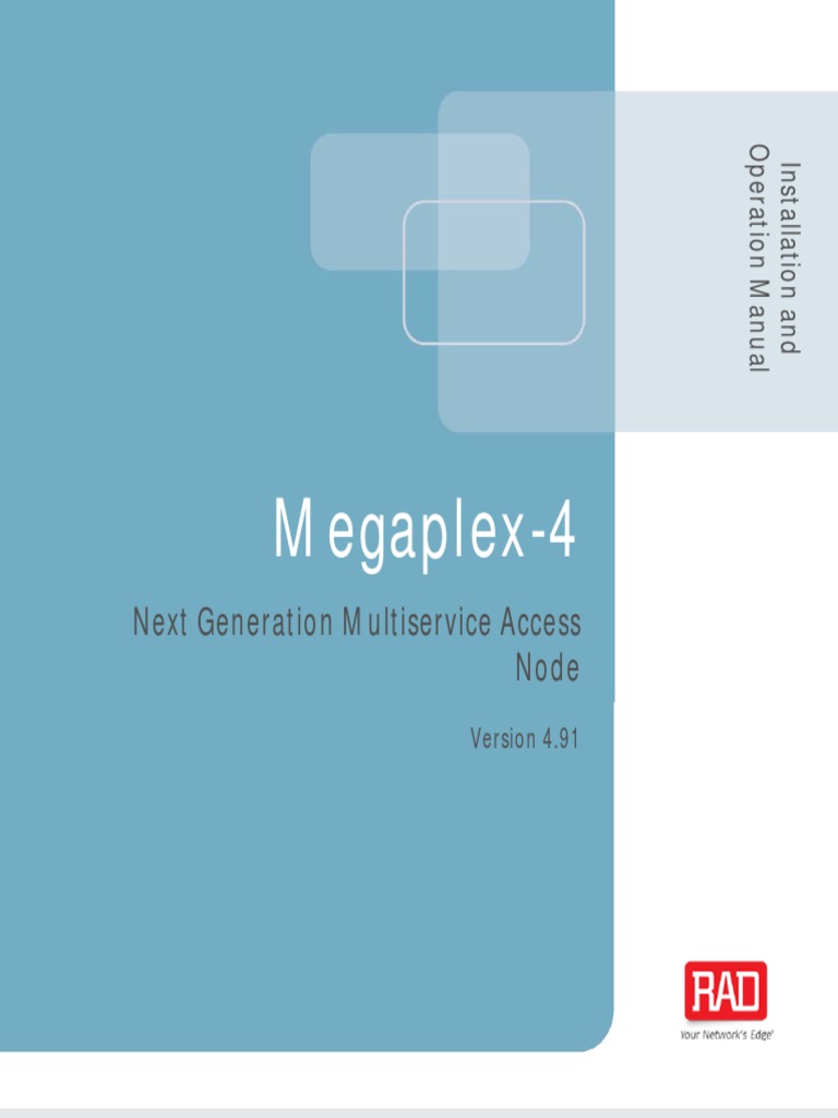 Megaplex-4 System MN 4.91 | Download Free PDF | Ac Power Plugs And Sockets | Switch