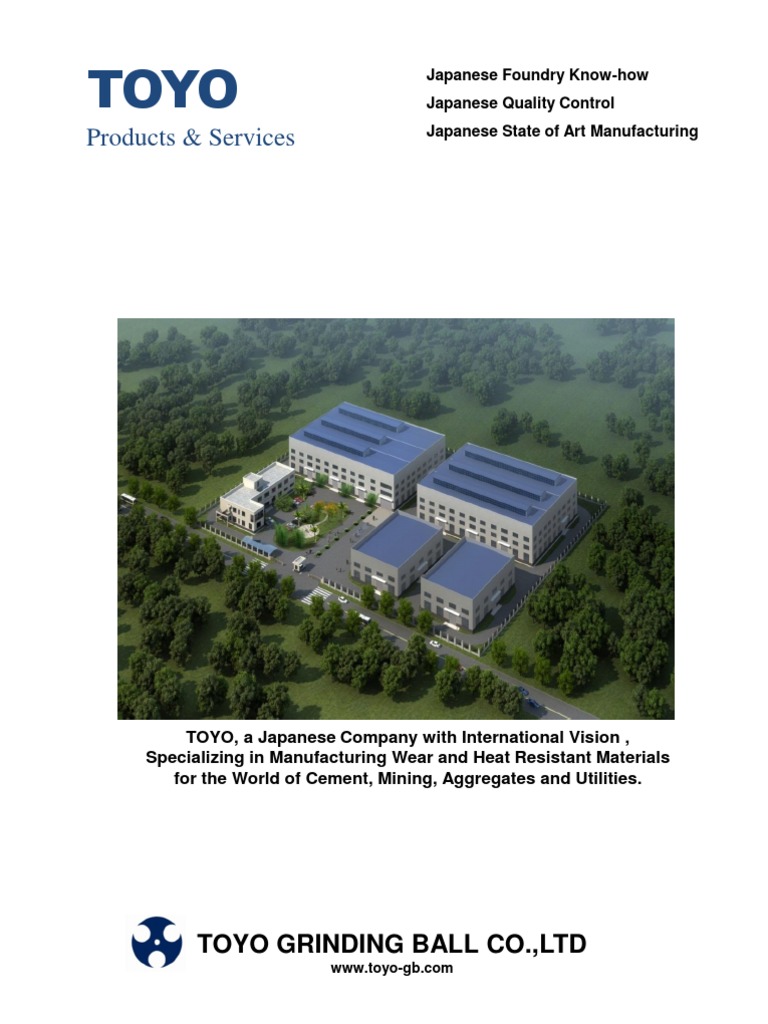 TOYO Catalogue | PDF | Steel | Mill (Grinding)