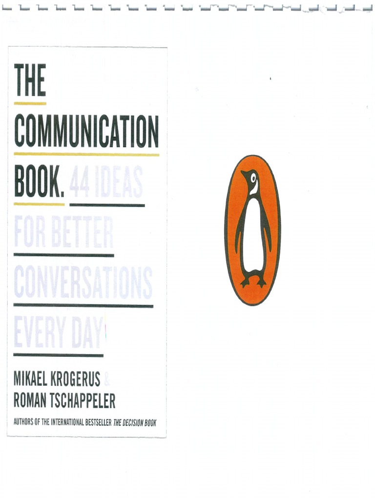 The Communication Book - 44 Ideas For Better Conversation Every Day | PDF