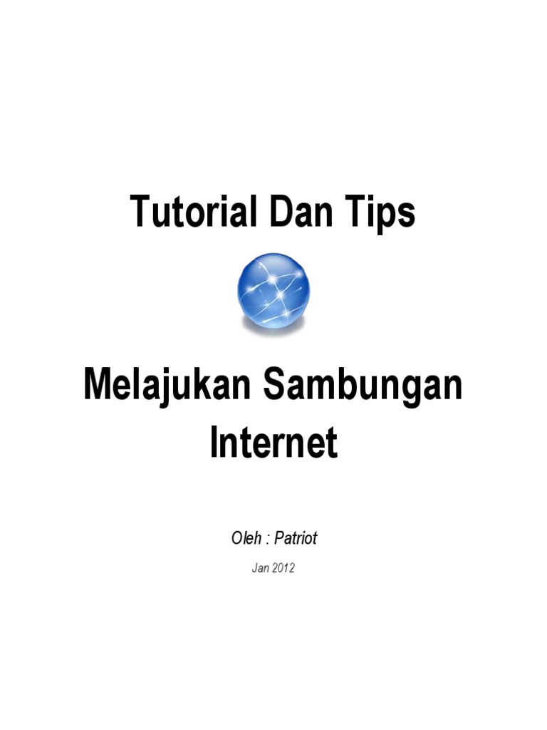 Tutorial Dan Tips Melajukan Internet | PDF