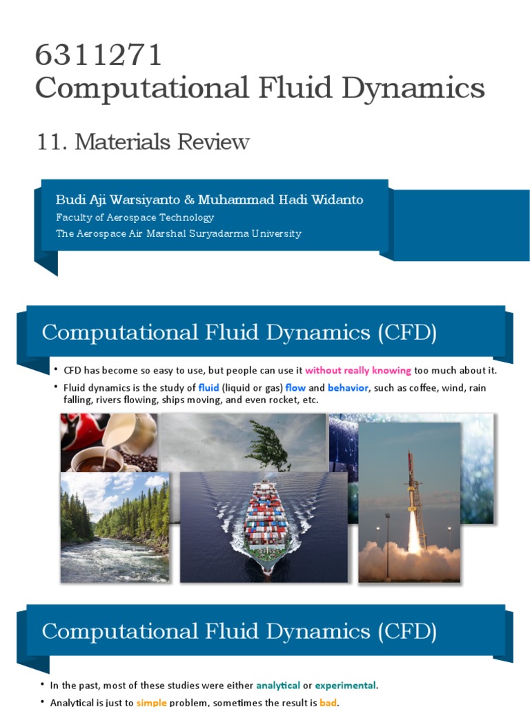 CFD11 - Materials Review | PDF