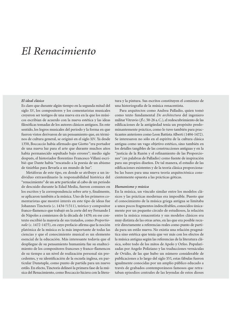 Entrada Al Renacimiento | PDF | Renacimiento | Italia