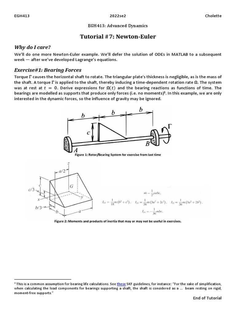 Tutorial 7 2022 | PDF | Technology & Engineering