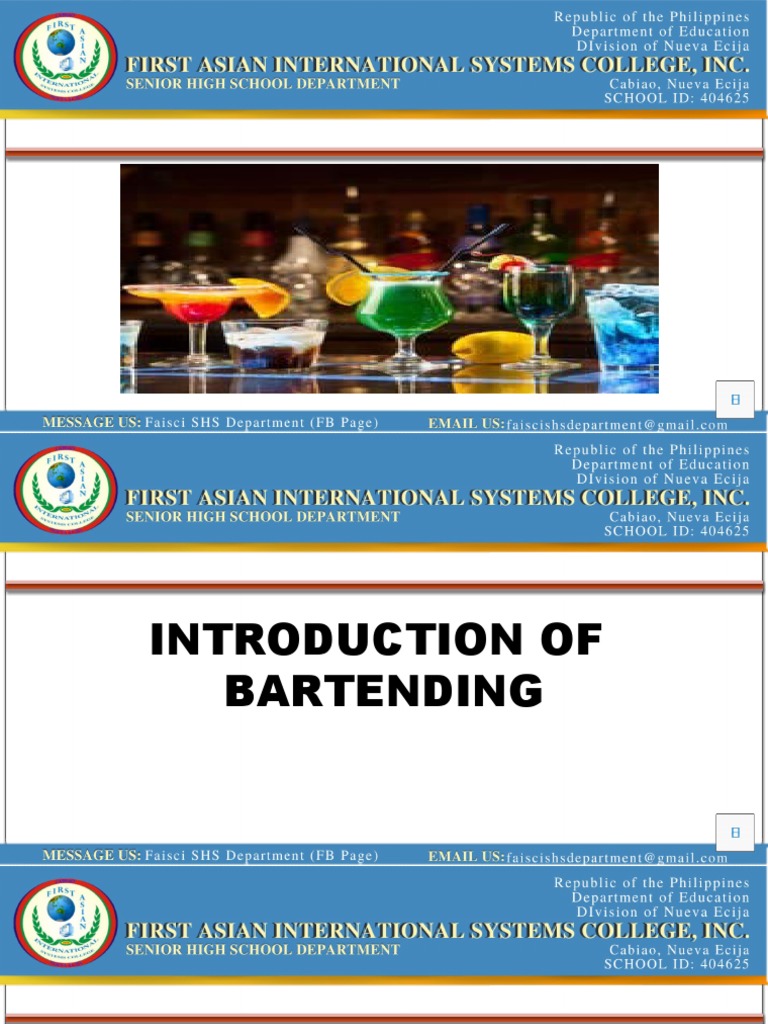 Essential Bartending Tools Guide | PDF | Drink | Alcoholic Beverages