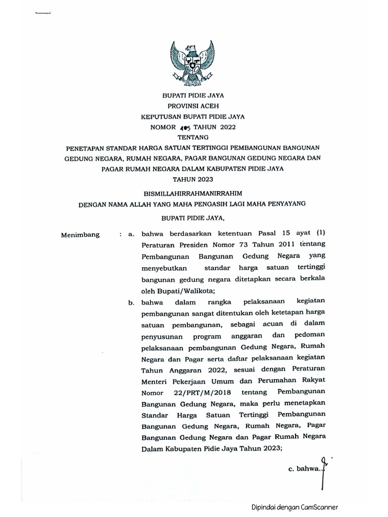 SK SHST HSBGN Pidie Jaya 2023 | PDF