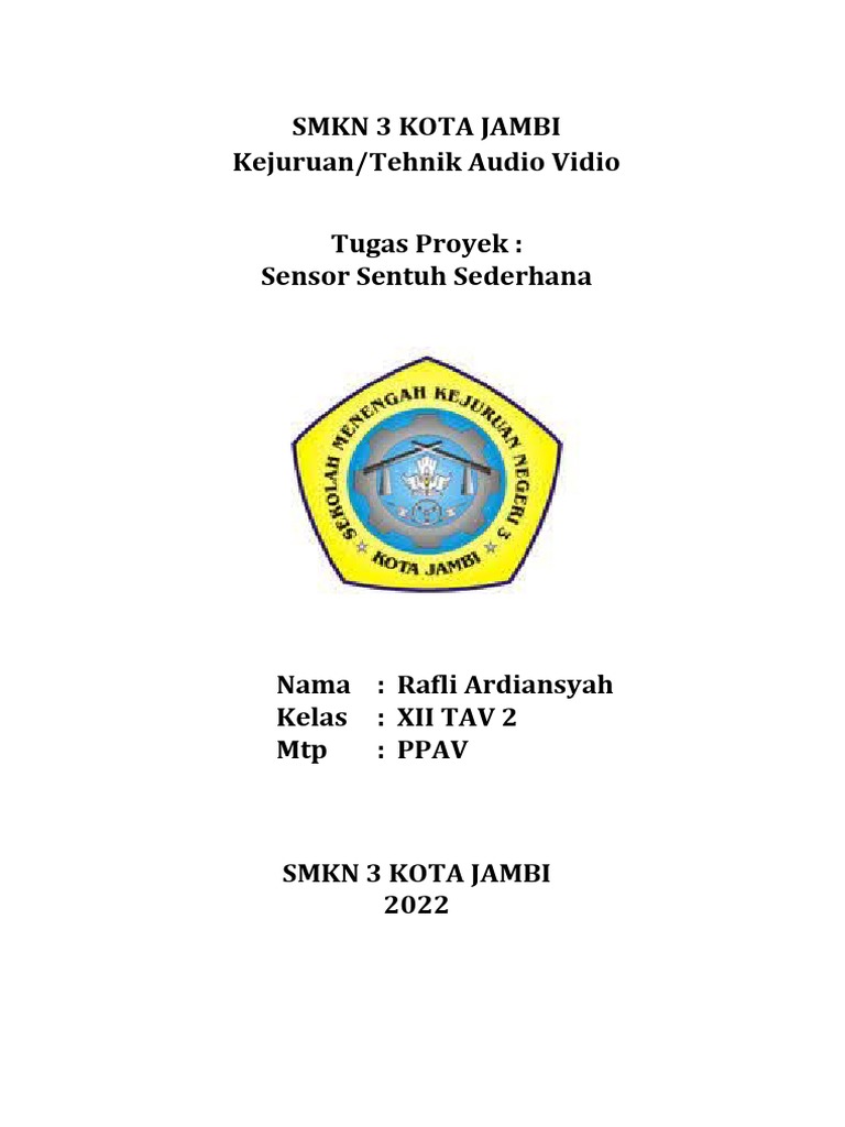 Teori dan Rangkaian Sensor Sentuh | PDF | Teknologi & Rekayasa
