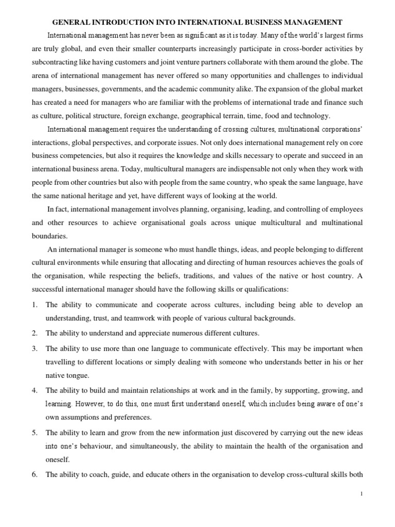 Introduction To IBM | PDF | Globalization | Exports