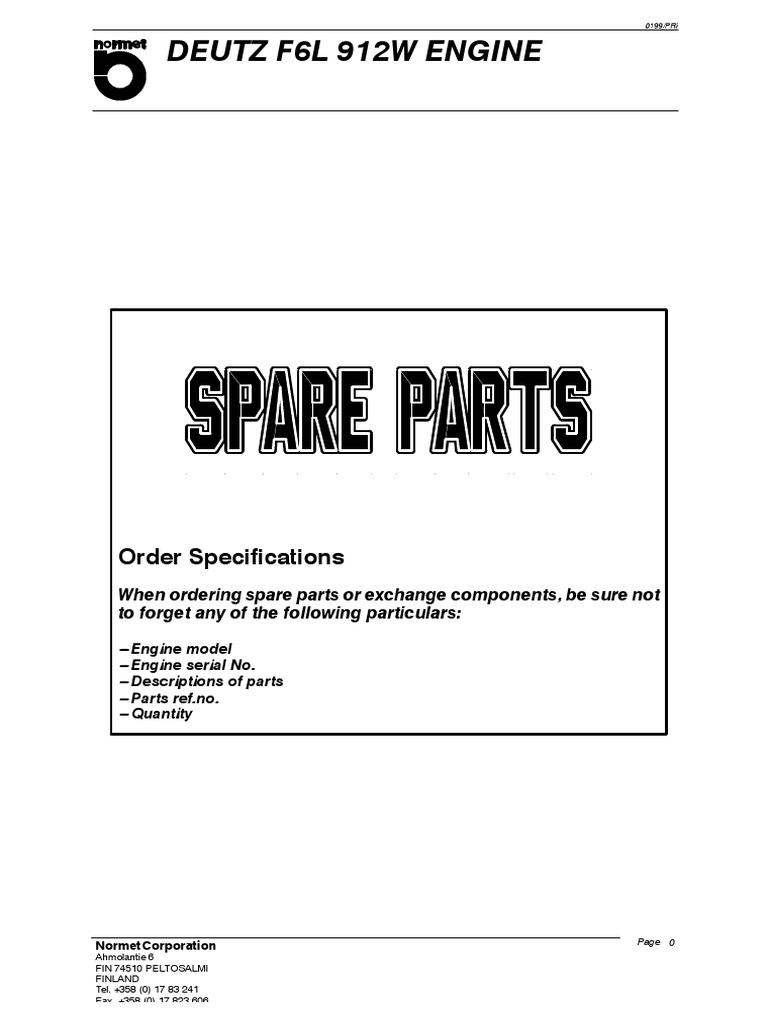 2 1 Deutz f6l912w Engine | PDF
