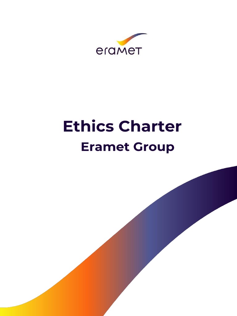 Charte Ethique Eramet 2019 Anglais | PDF