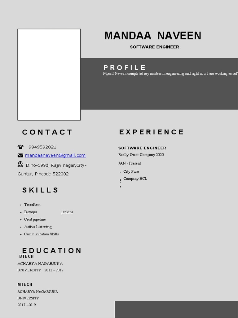 NAVEEN RESUME | PDF