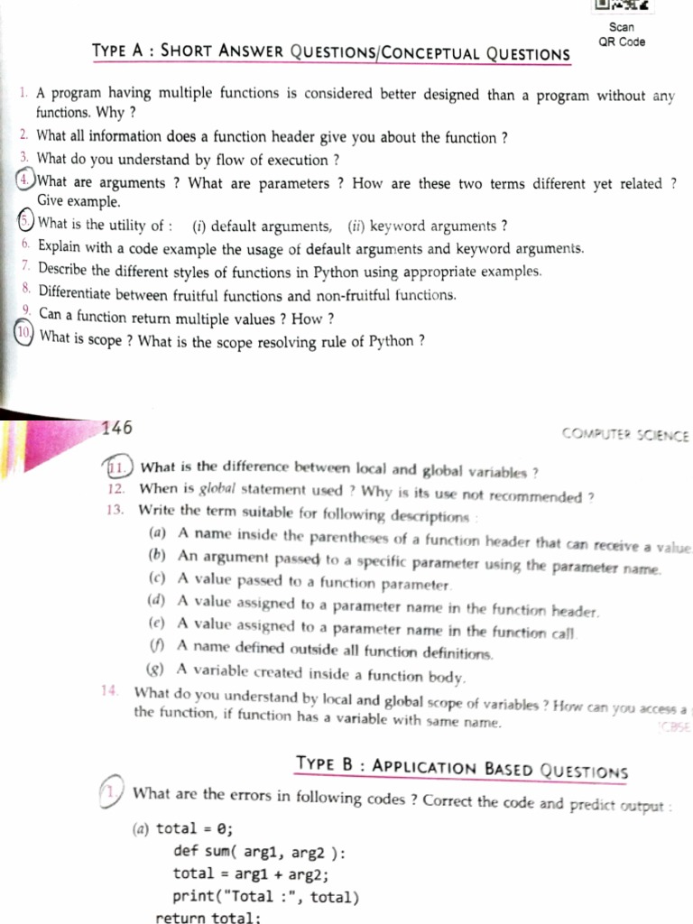Functions HW | PDF | Parameter (Computer Programming) | Scope (Computer ... Functions HW | PDF | Parameter (Computer Programming) | Scope (Computer ...