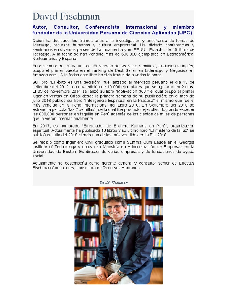 David Fischman | PDF | Perú