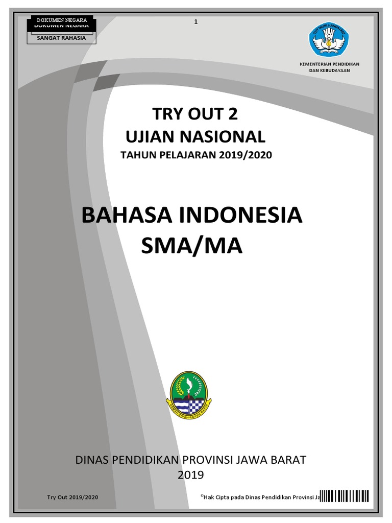 Naskah To2 B. Indo Wajib Paket 1 | PDF