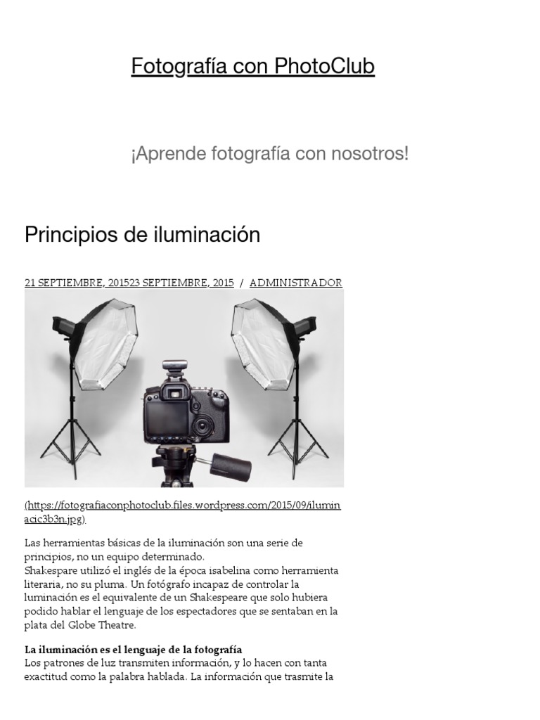Principios de Iluminación | PDF | Ligero | Ciencia cognitiva