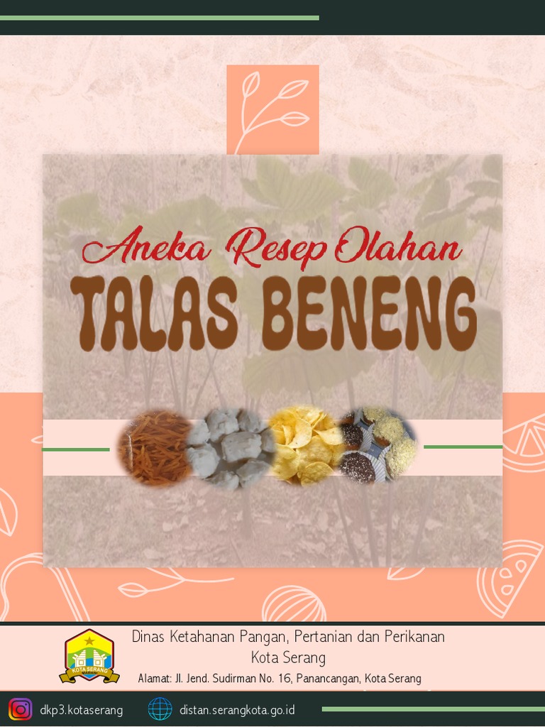 Buku Aneka Resep Olahan Talas Beneng | PDF