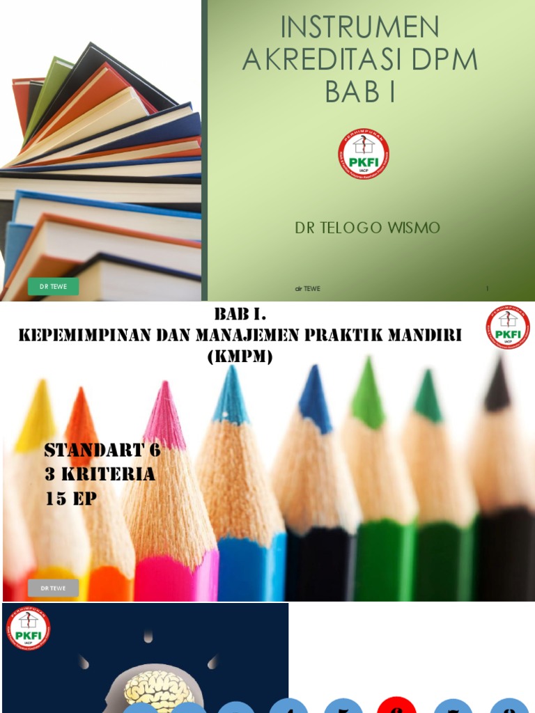 INSTRUMEN AKREDITASI DPM BAB I | PDF