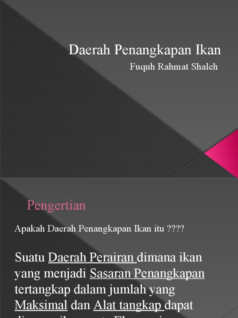 Panduan Daerah Penangkapan Ikan | PDF | Griya & Taman | Teknologi ...