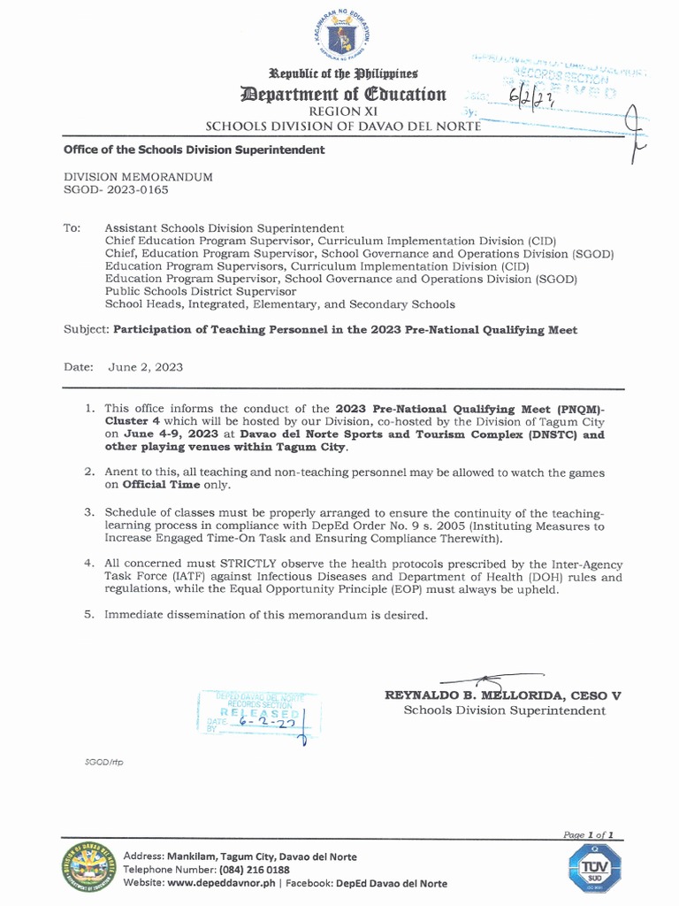 DM-SGOD-2023-0165-PARTICIPATION-OF-TEACHING-PERSONNEL-IN-THE-2023-PRE ...