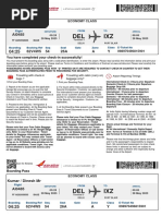 Sample - Boarding Pass | PDF | Transport | Aviation