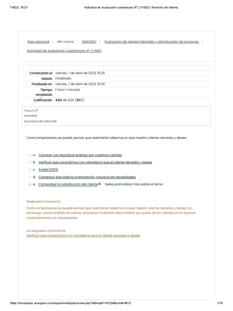 Parcial 2 Sistema De Gestion Hseq Pdf