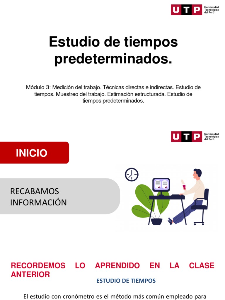 S09.s1.Tiempos Predeterminados | PDF