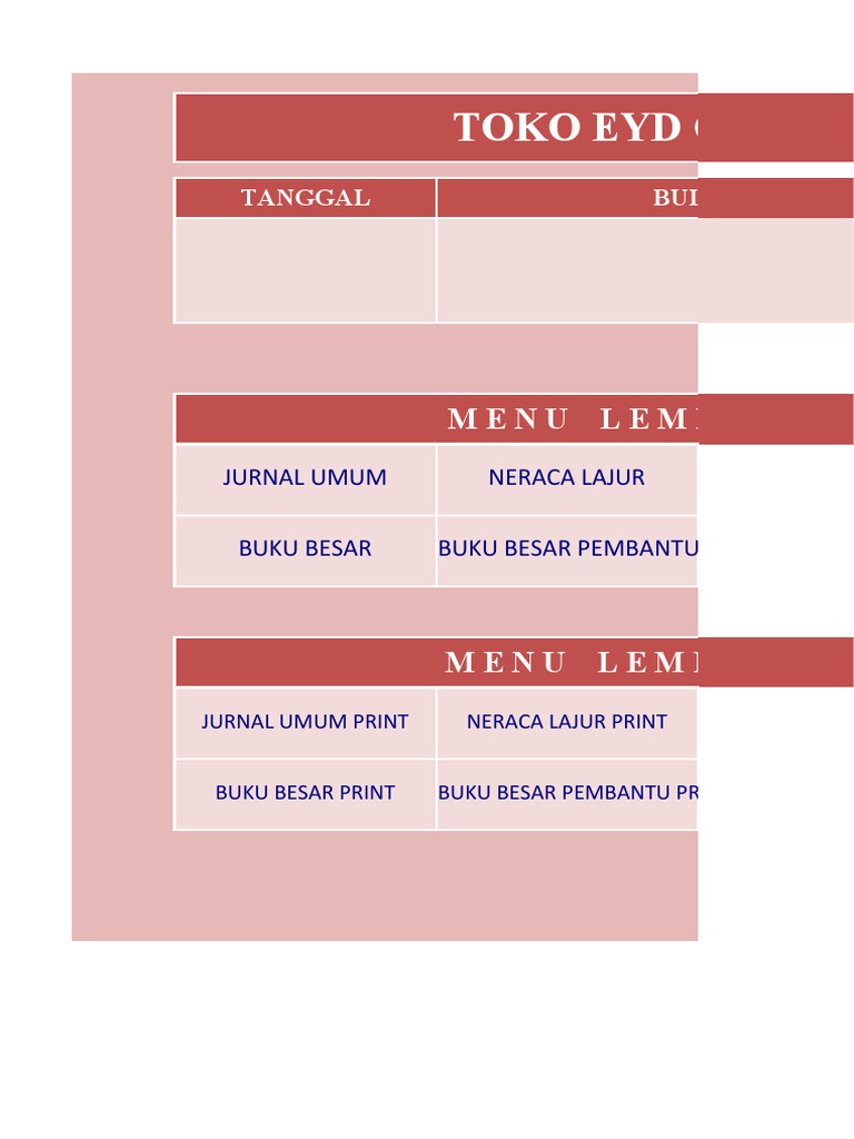 Template Akuntansi | PDF