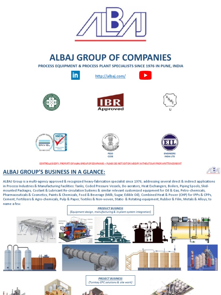 Company Profile Albaj Group | PDF