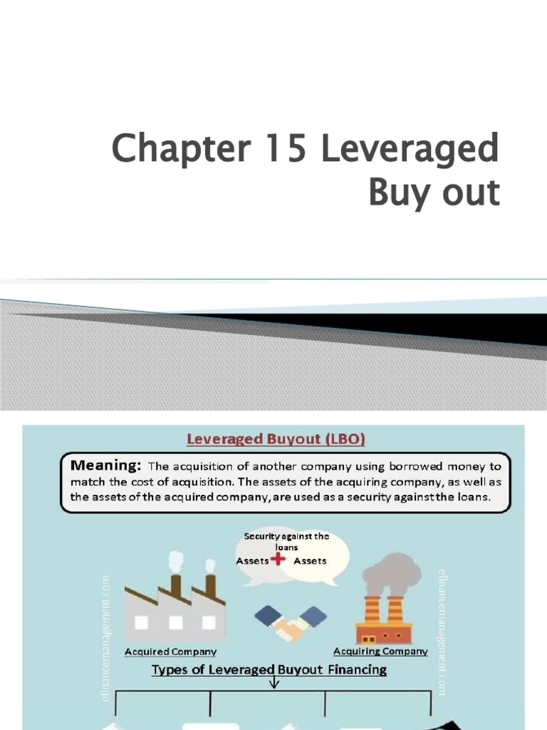 Chapter 9 Leveraged Buyout | PDF