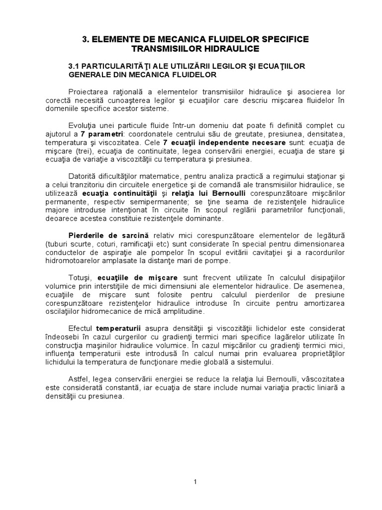 3-Elemente Mec Fluidelor | PDF