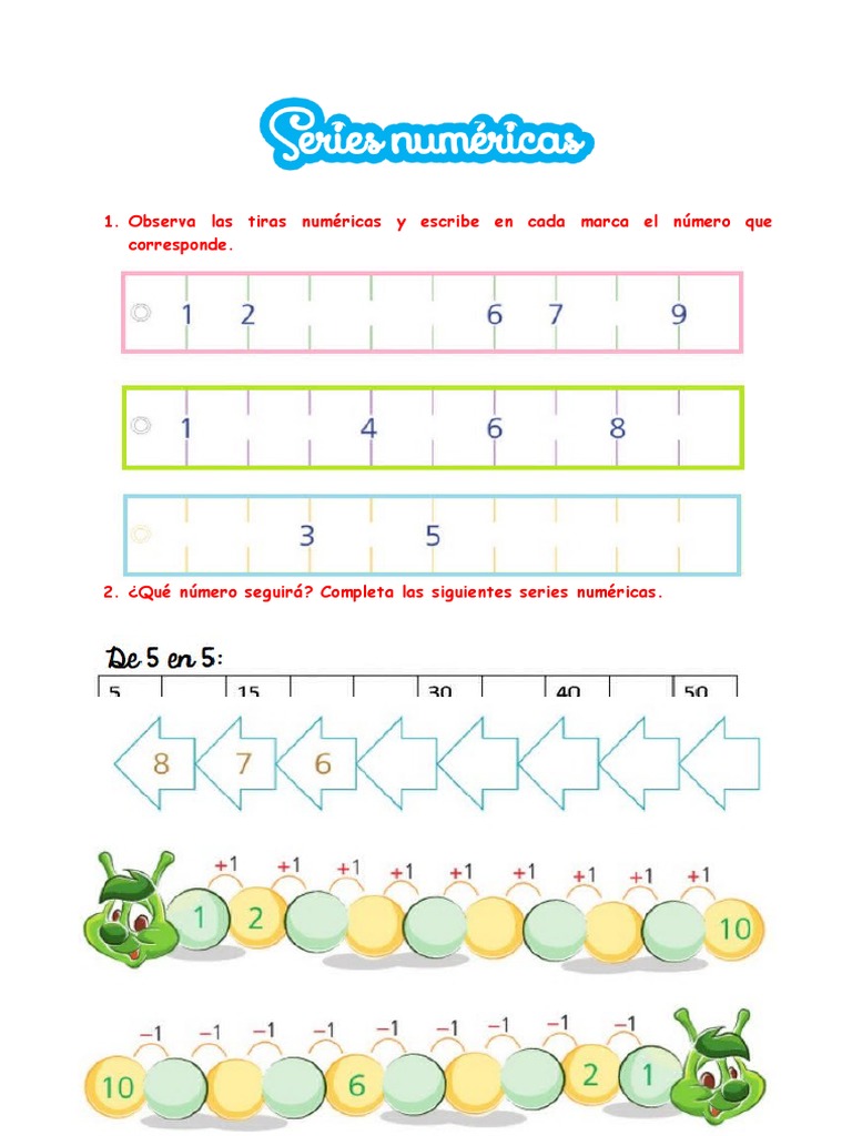 Completa las Series Numéricas | PDF