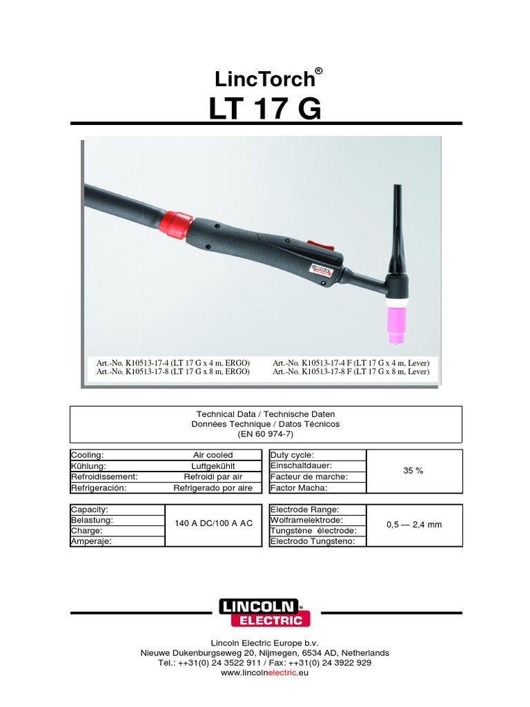 LEE Manual LT17 - EXT | PDF | Welding | Construction
