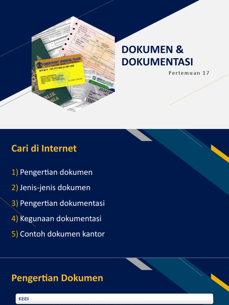 17 Dokumen & Dokumentasi | PDF | Kajian Bahasa Asing