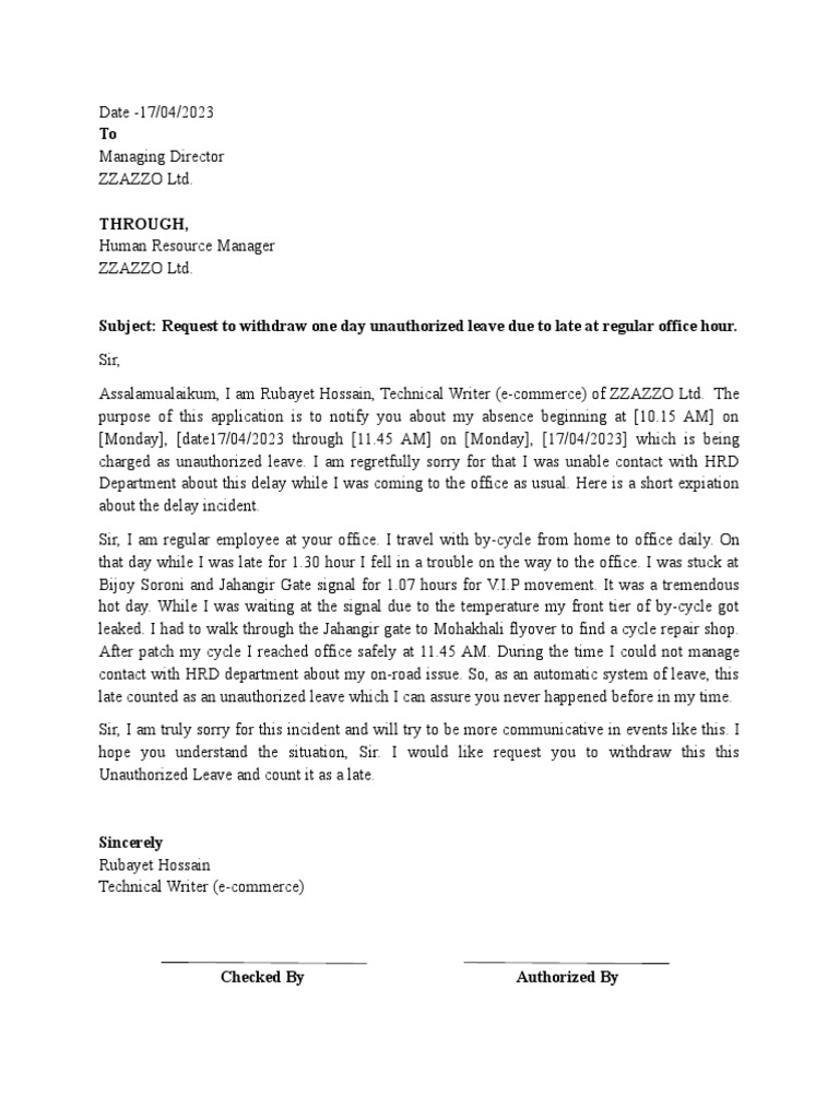 Late Application | PDF