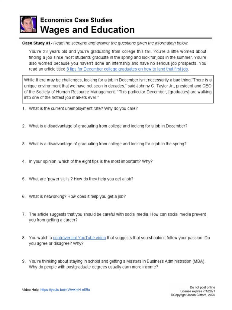 3.2.1 Wages and Education Case Study | PDF