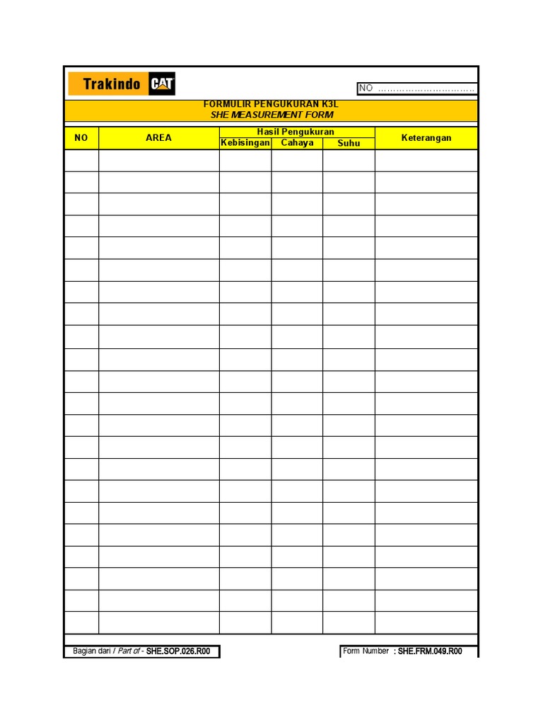 M.049.R00 - She Measurement Form | PDF