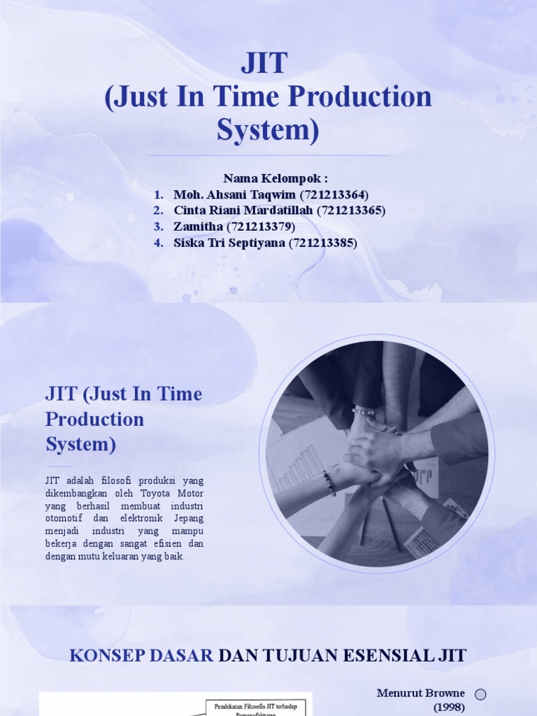 Kelompok 5 (JIT Just in Time Production System) | PDF