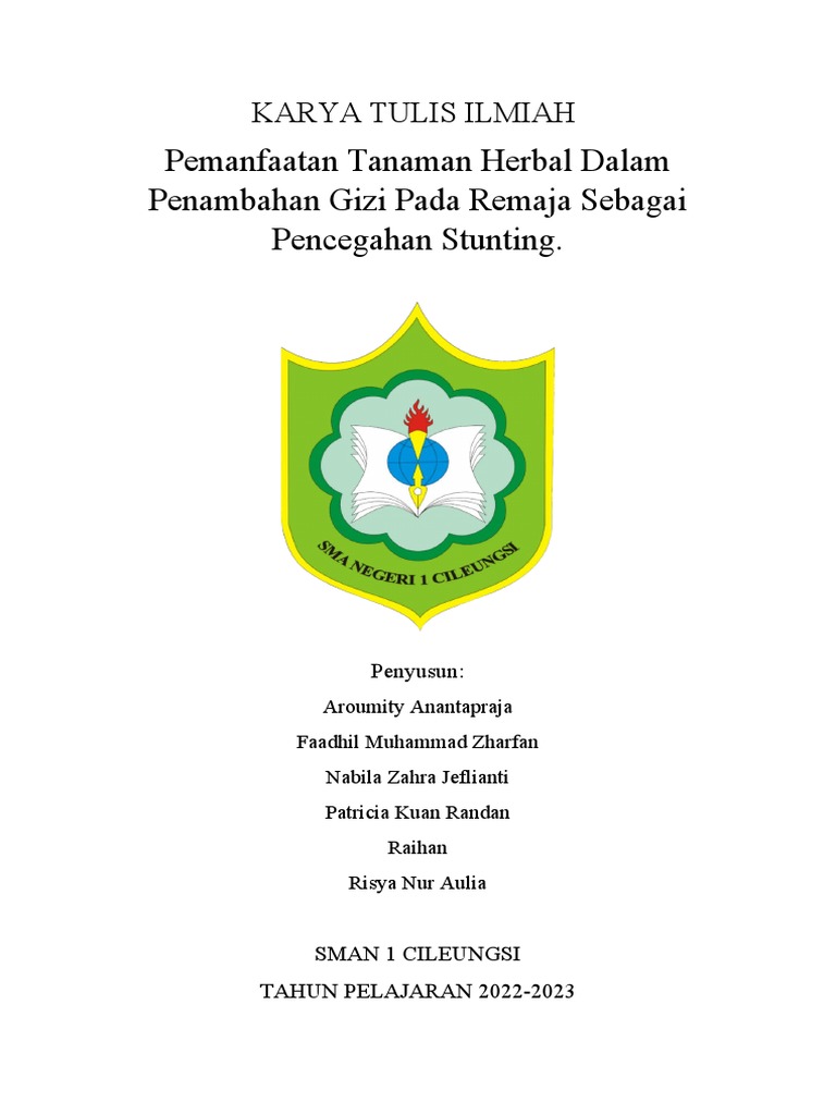 Kti B Indo Tanaman Herbal-3 Revisii | PDF