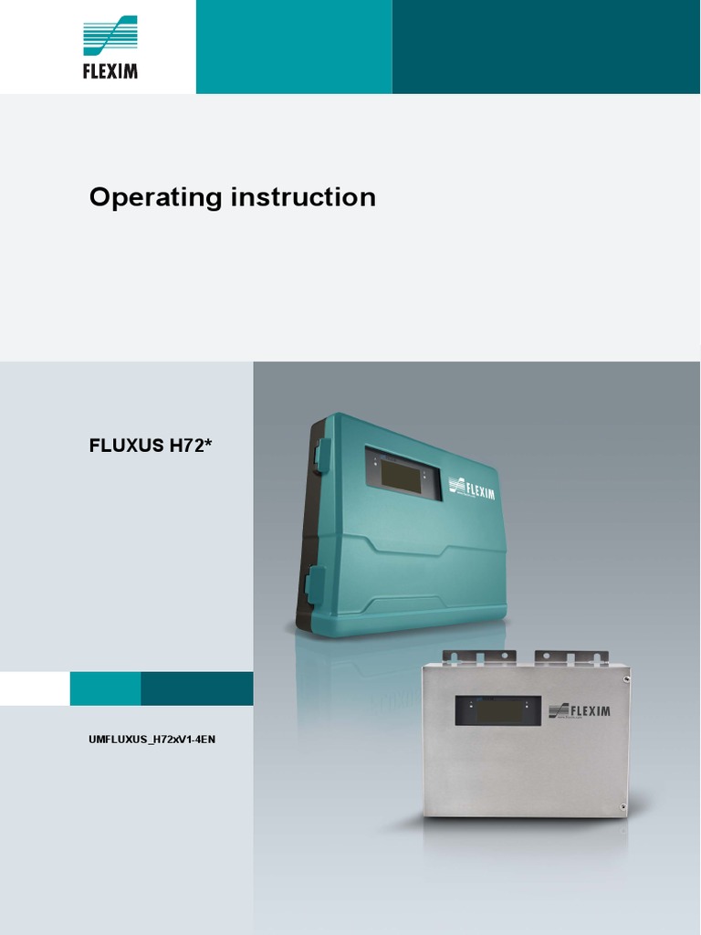 UMFLUXUS H72xV1-4EN | PDF