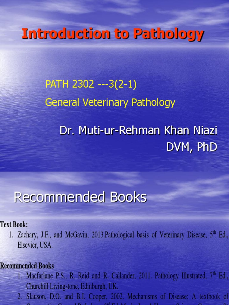 Introduction To Pathology | PDF | Pathology | Autopsy