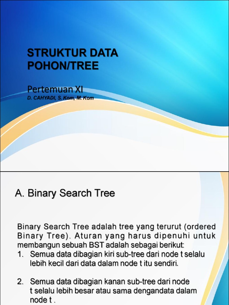 Struktur Data Pertemuan 11 | PDF