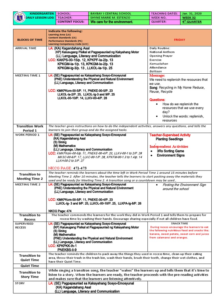 Friday Week 32 | PDF | Learning | Communication