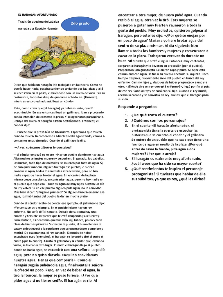 El Haragán Afortunado | PDF