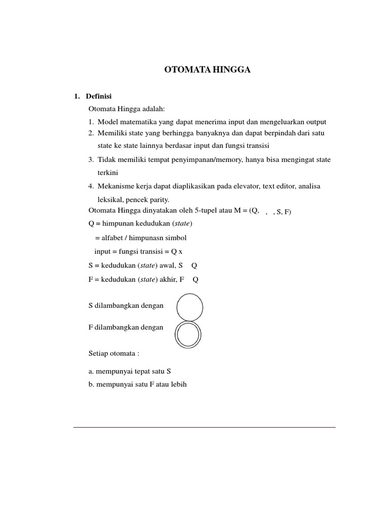 Teori Bahasa Automata (2a) A | PDF