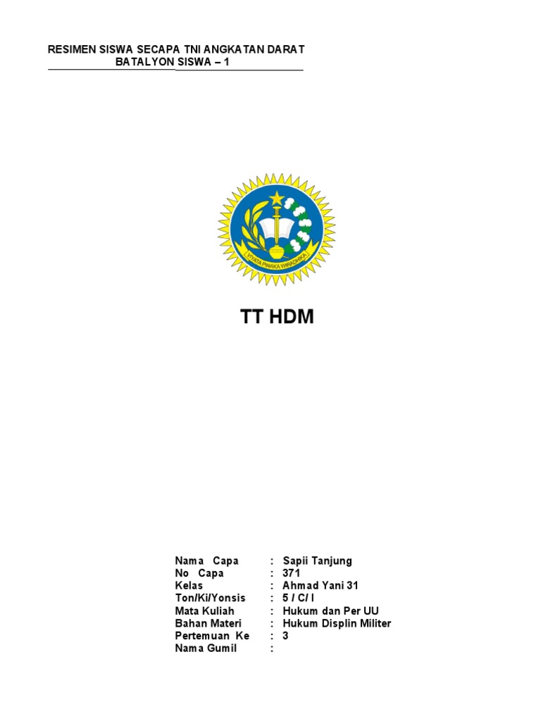 TT HDM | PDF