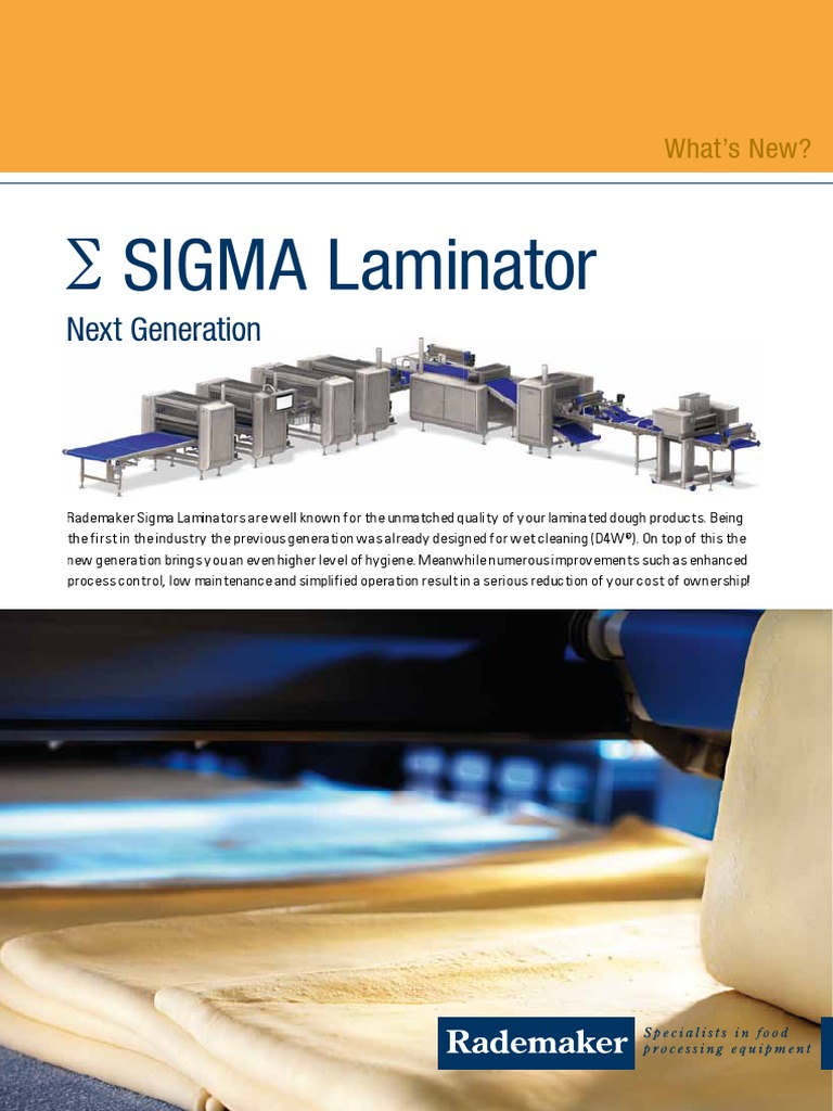 Rademaker Laminator What's new | PDF