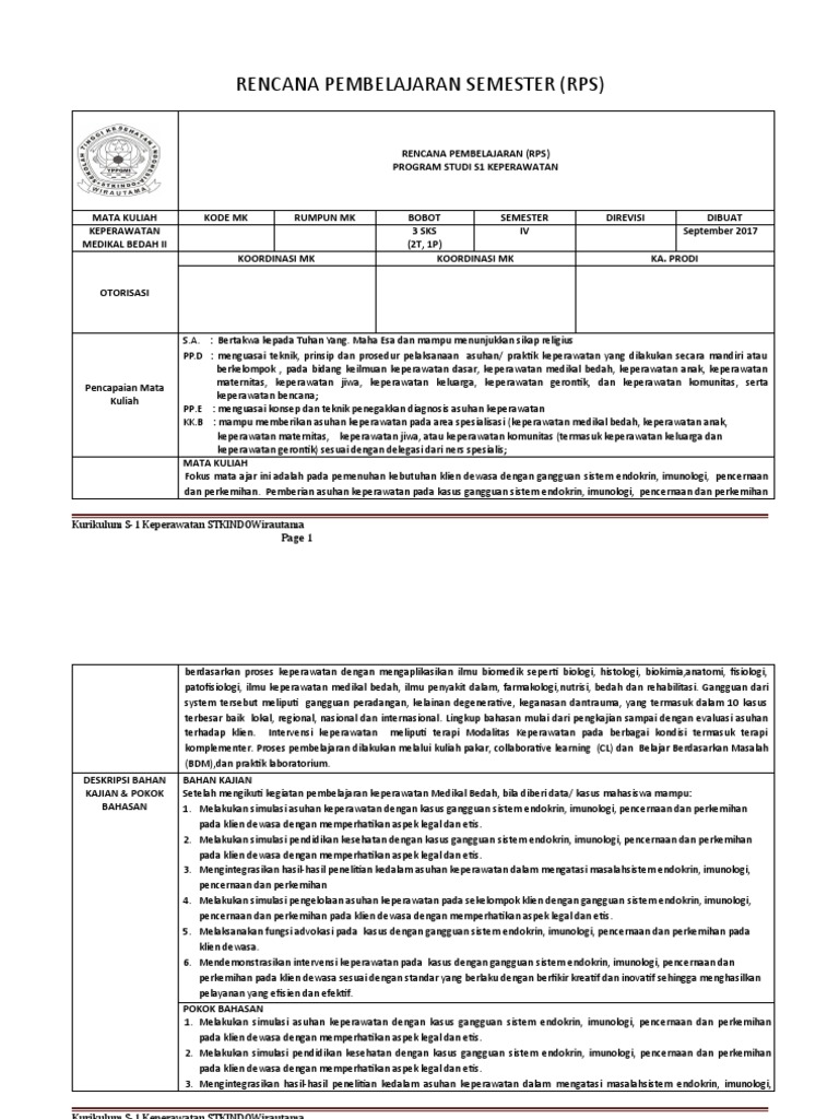 Rps KMB II (Genap 2022-2023) | PDF | Sains & Matematika