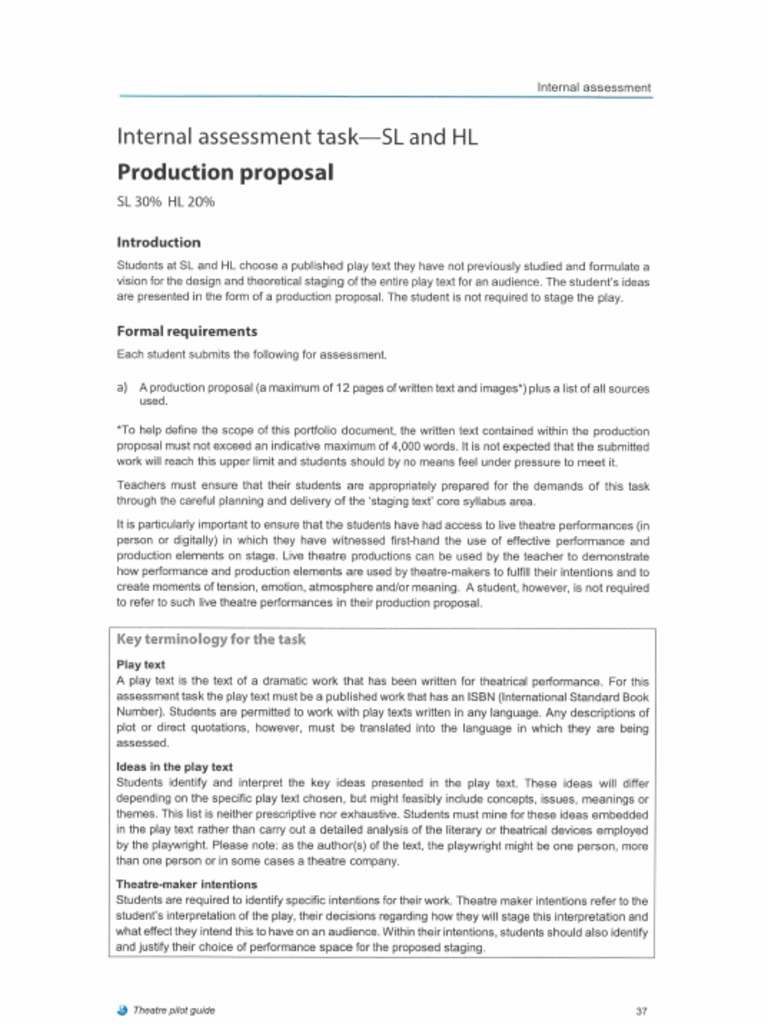 Production Proposal Guide | PDF