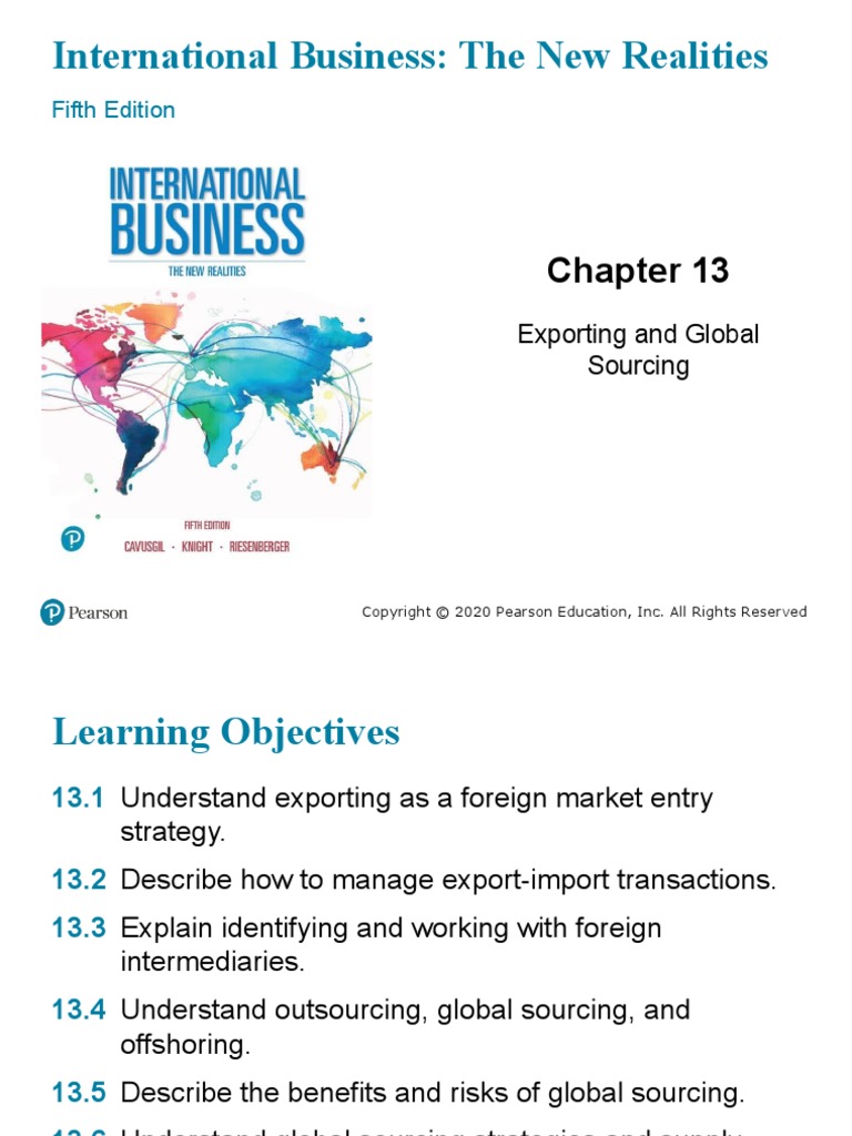 Chapter 13 International Business | PDF