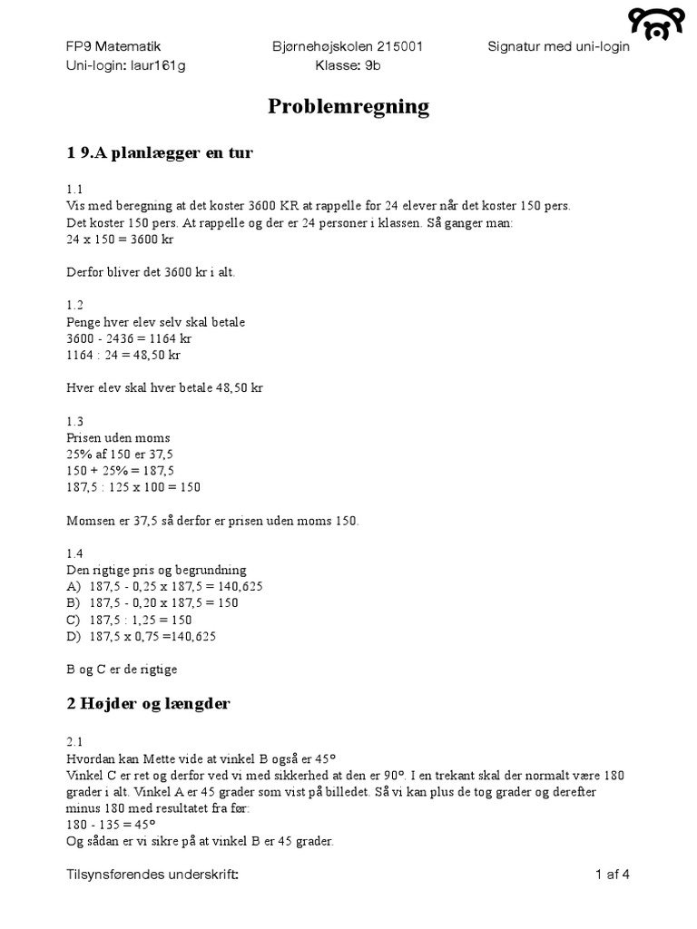Problemregning 2022 | PDF