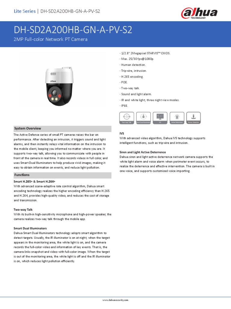 SD2A200HB-GN-A-PV-S2_datasheet_20221017 | PDF | Ip Address | Video